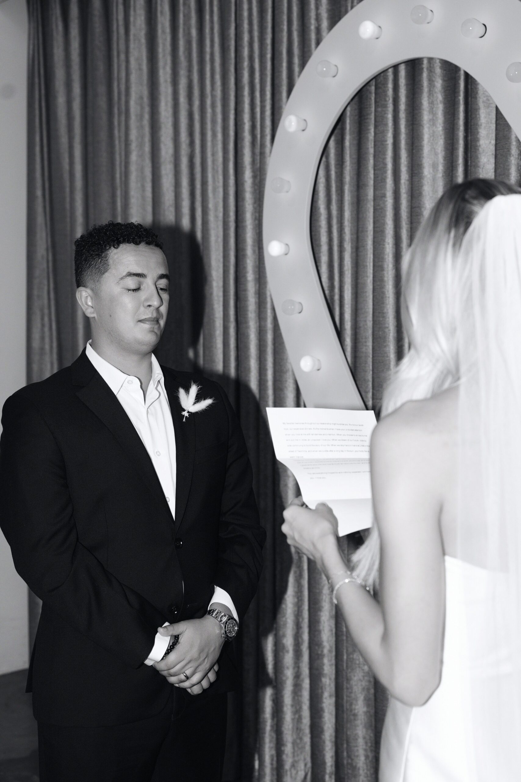 Romantic Sure Thing Chapel Elopement - Taylor + Connor ...